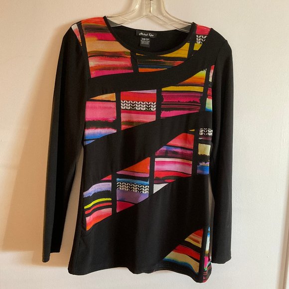 Michael Tyler | Tops | Michael Tyler Longsleeved Black Top With ...